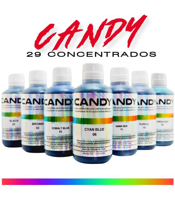 Rojo Candy - Pintura Candy - La mayor variedad de tintas Candy